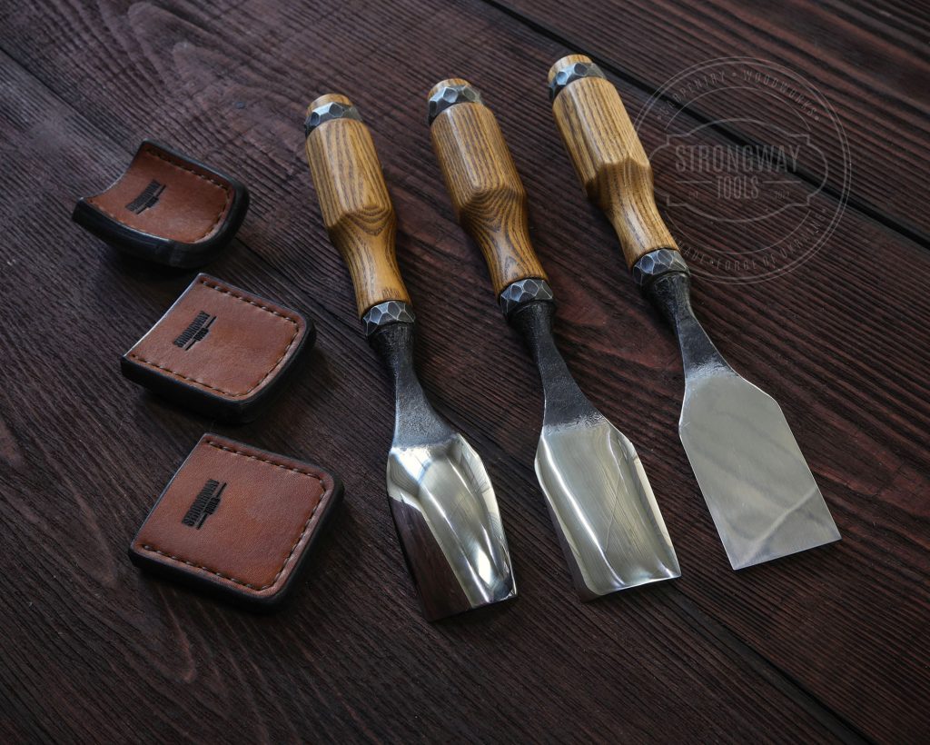 Set of Three Timber Chisels