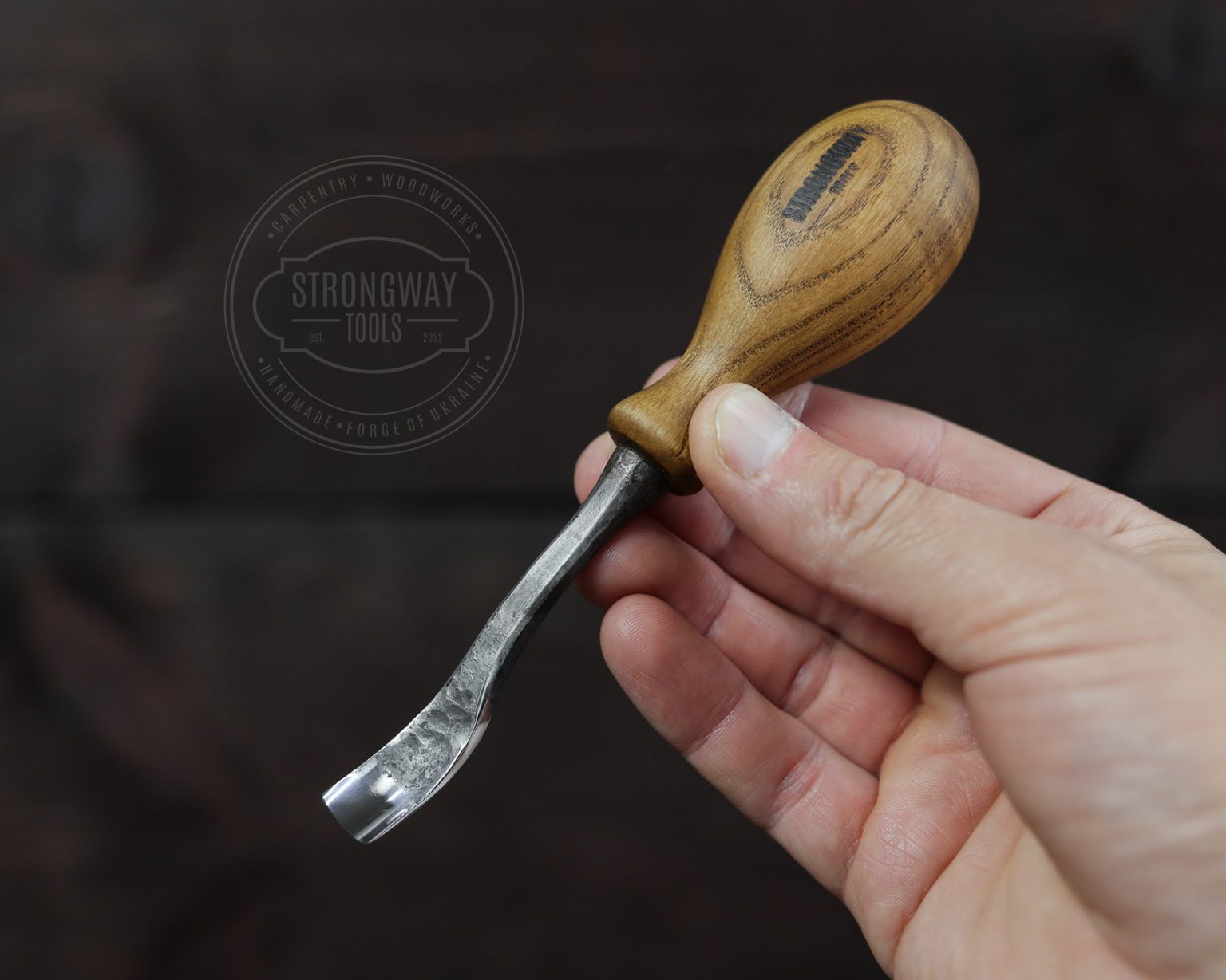 Spoon Bent Gouge №6 > STRONGWAY TOOLS, L.L.C.