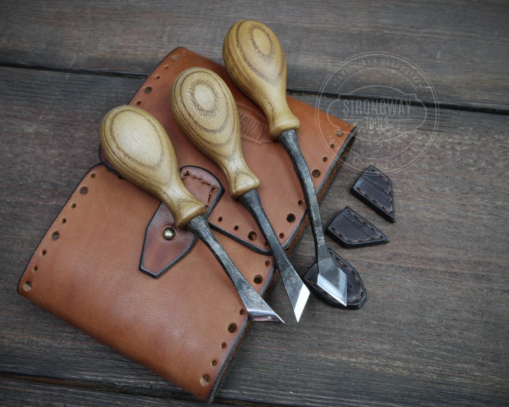 Set Angled Cutting Carving Knives