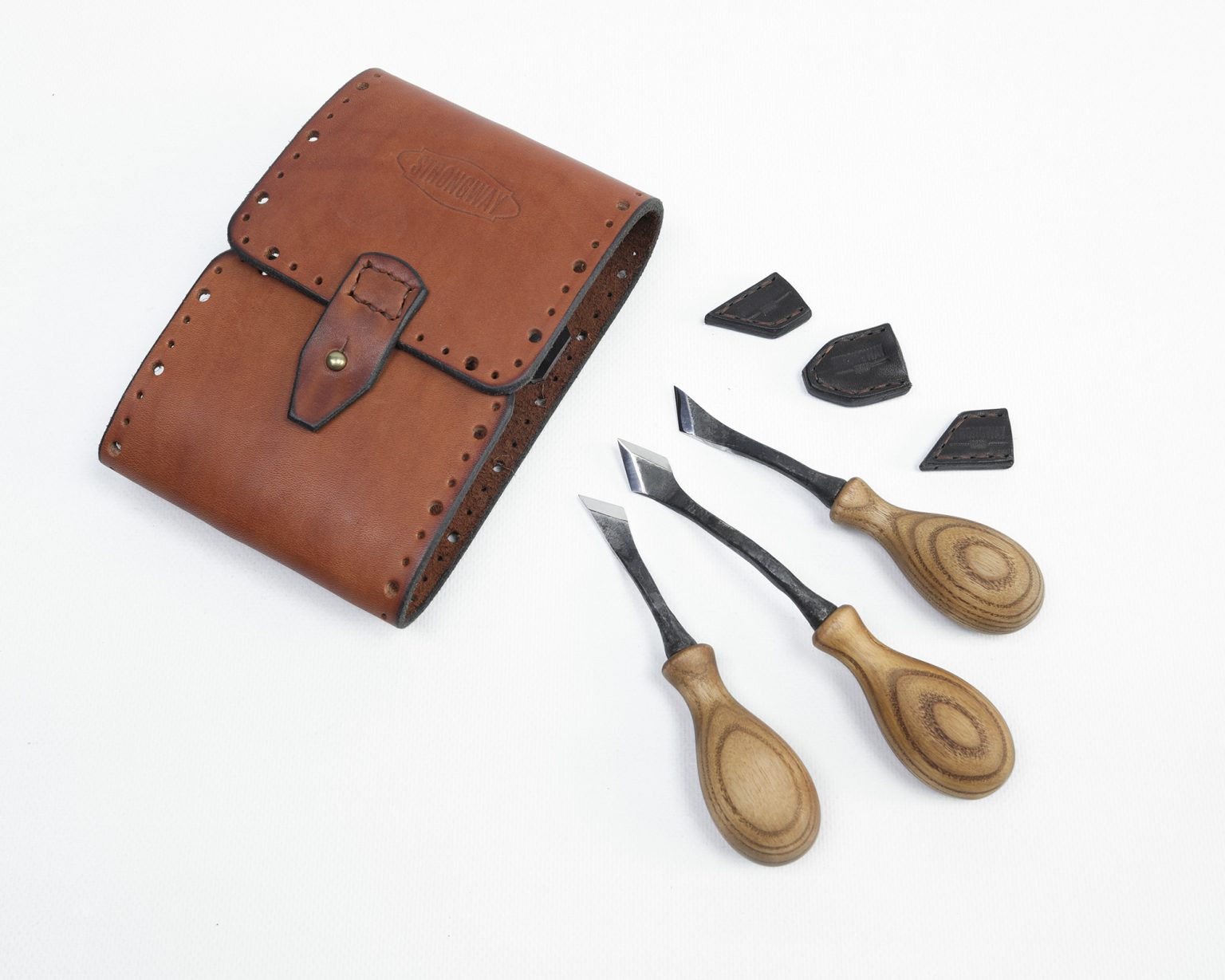Set Angled Cutting Carving Knives