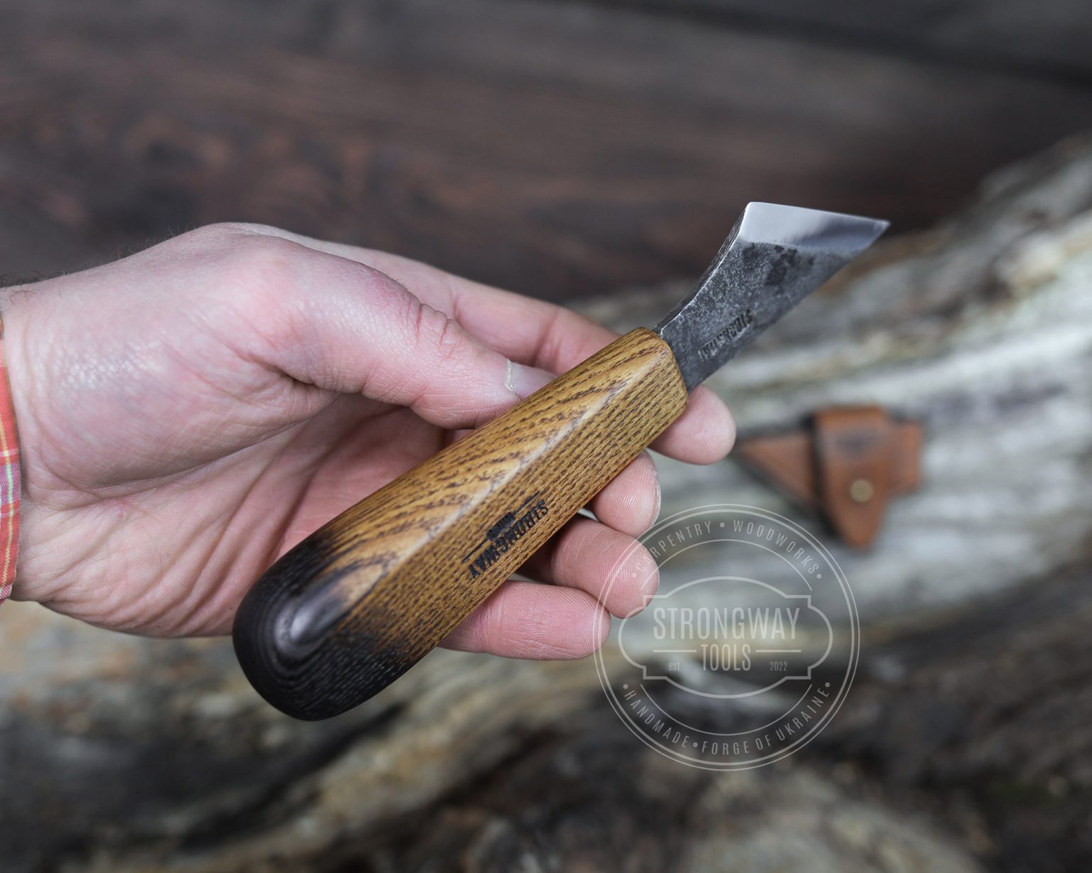 Angular carving Knife №3