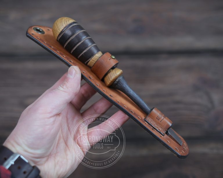 Flathead Screwdriver with leather on handle