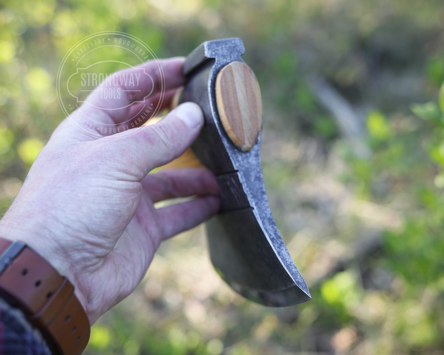 Finnish Carving Axe with octagonal handle