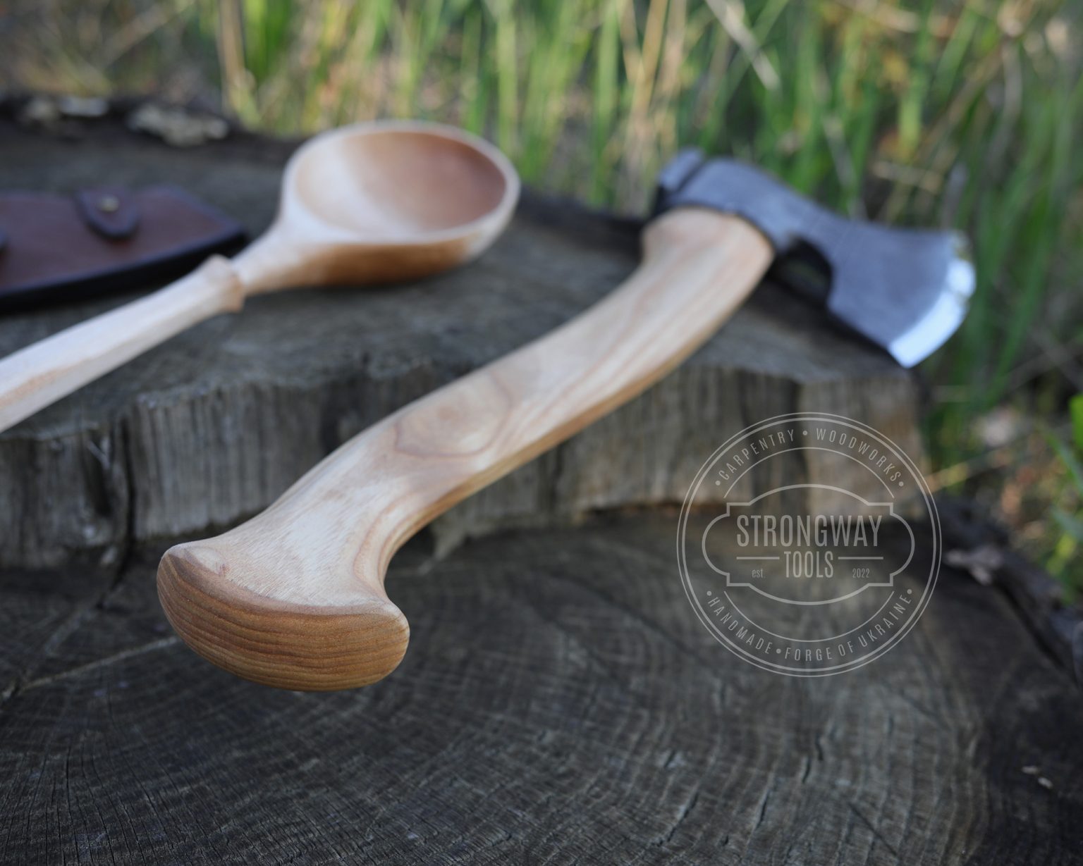 Finnish Carving Axe with octagonal handle