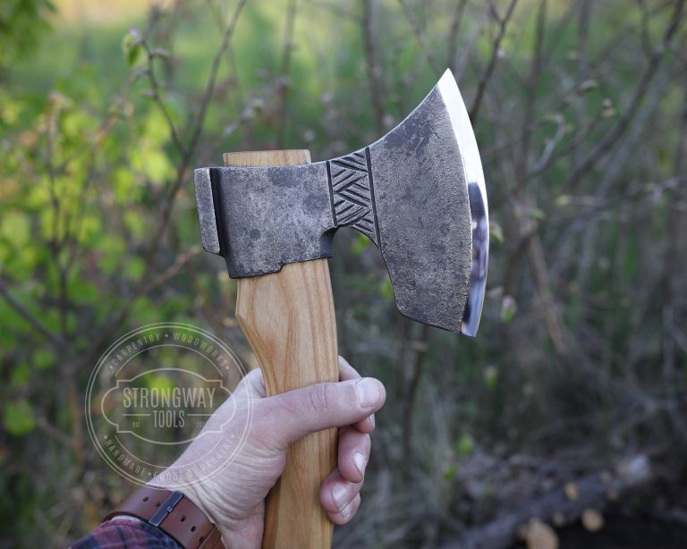 Finnish Carving Axe with octagonal handle