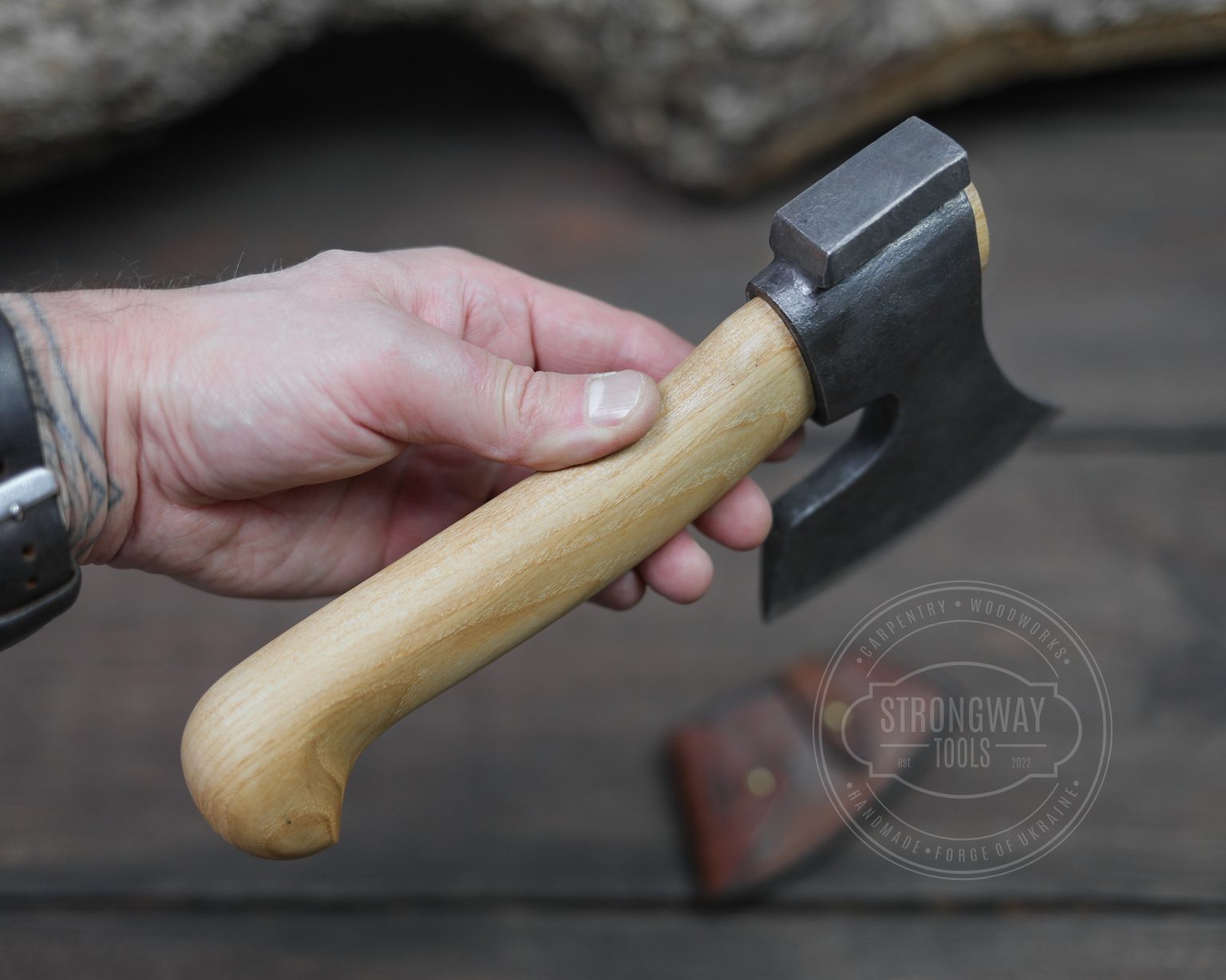 Hand Forged Finnish pocket axe 1