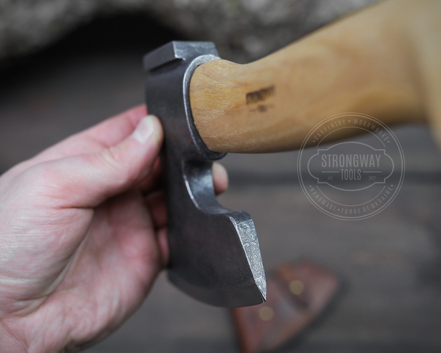 Hand Forged Finnish pocket axe 1