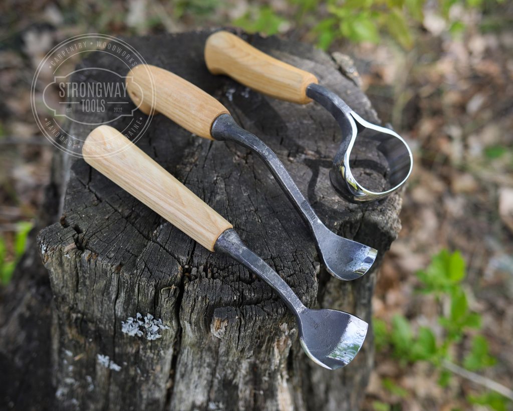 Bent gouge set