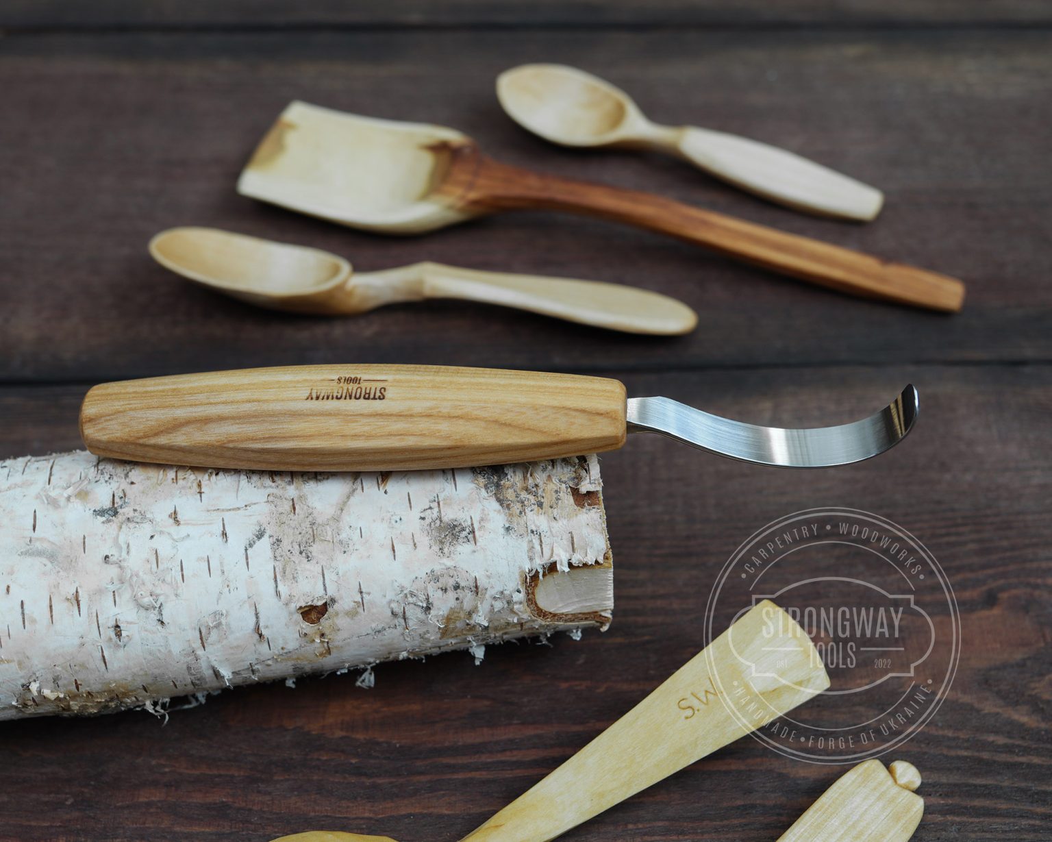 Spoon Carving Hook Knife №1