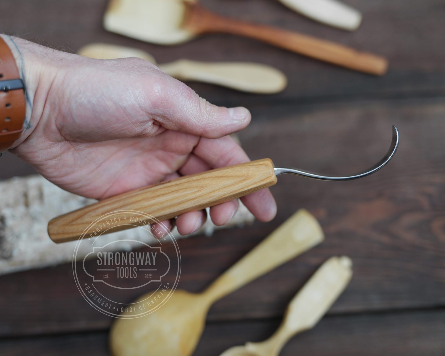 Spoon Carving Hook Knife №1