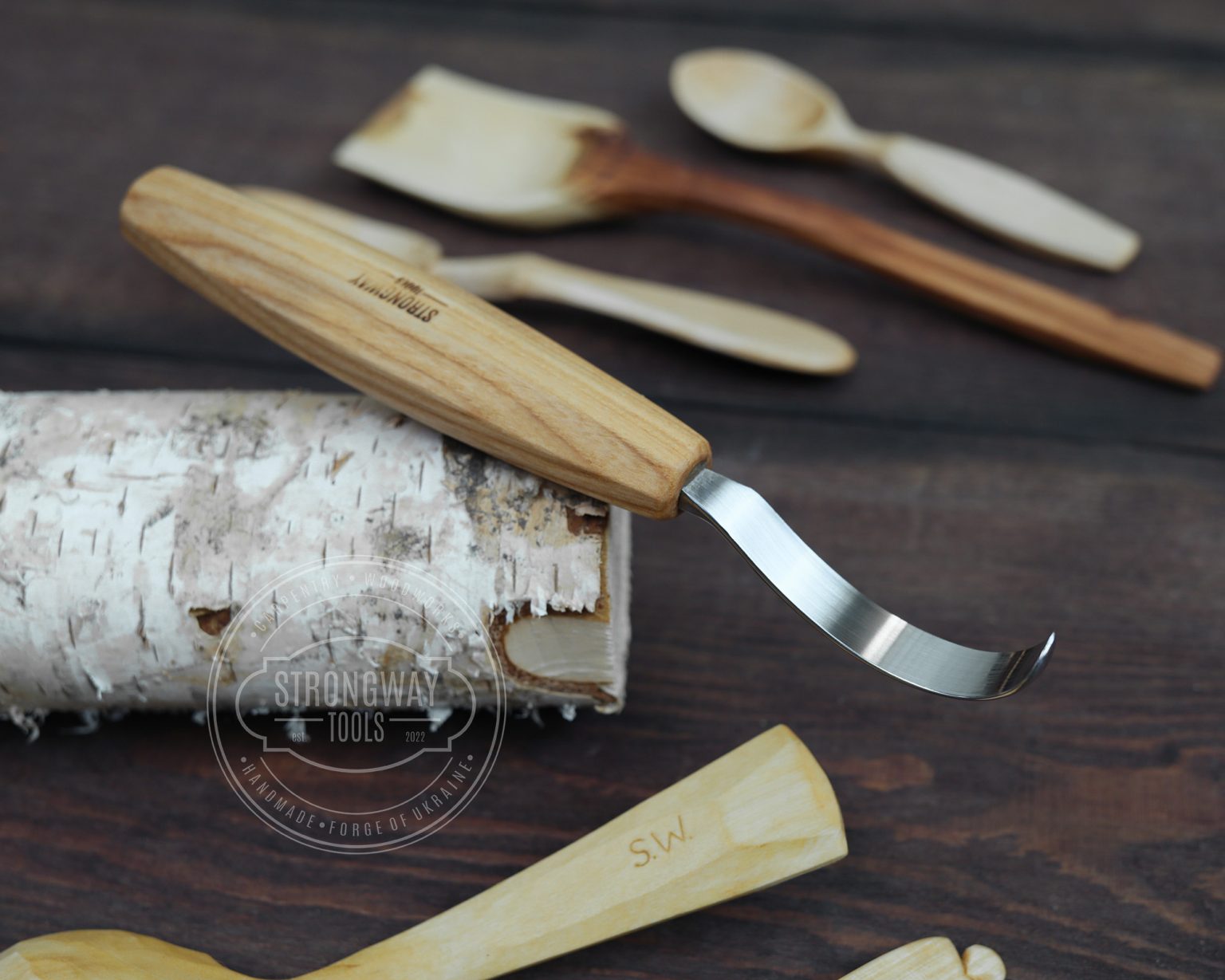 Spoon Carving Hook Knife №1