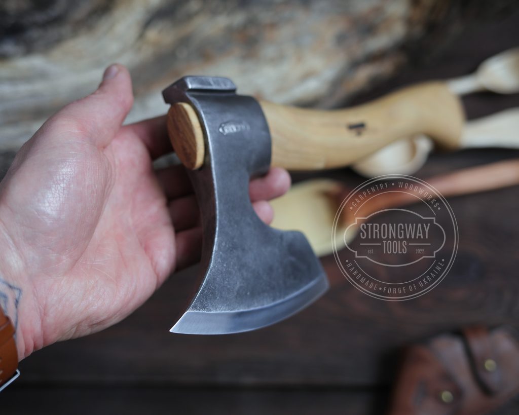 Small Finnish Carving Axe with smooth handle