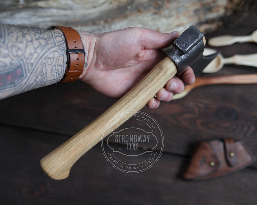 Small Finnish Carving Axe with smooth handle