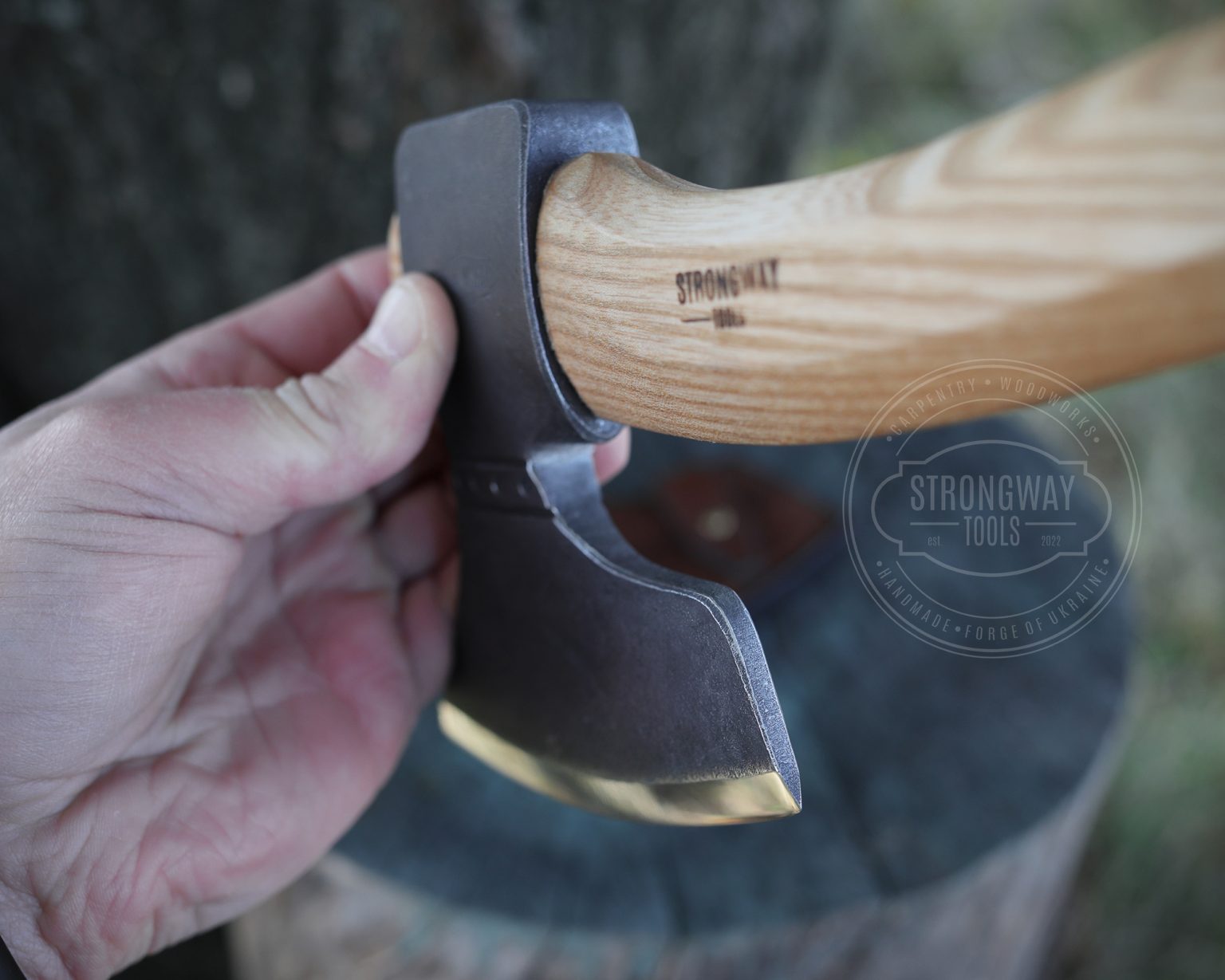 Small Carving Axe with octagonal handle