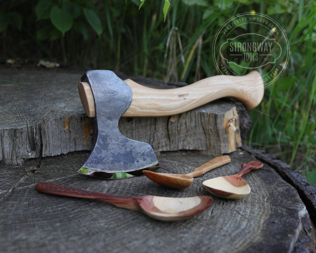 Small hatchet with octagonal handle