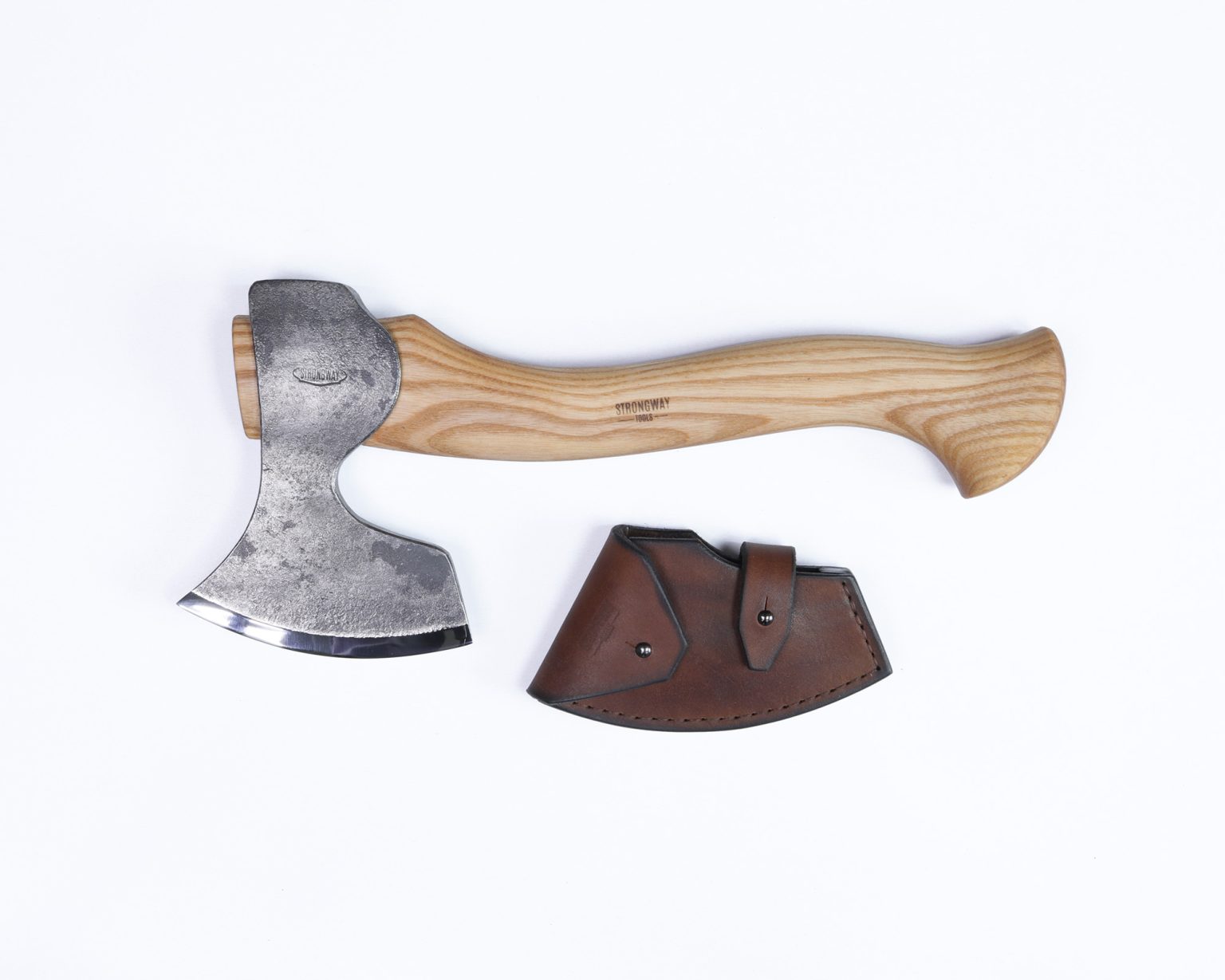 Small hatchet with smooth handle