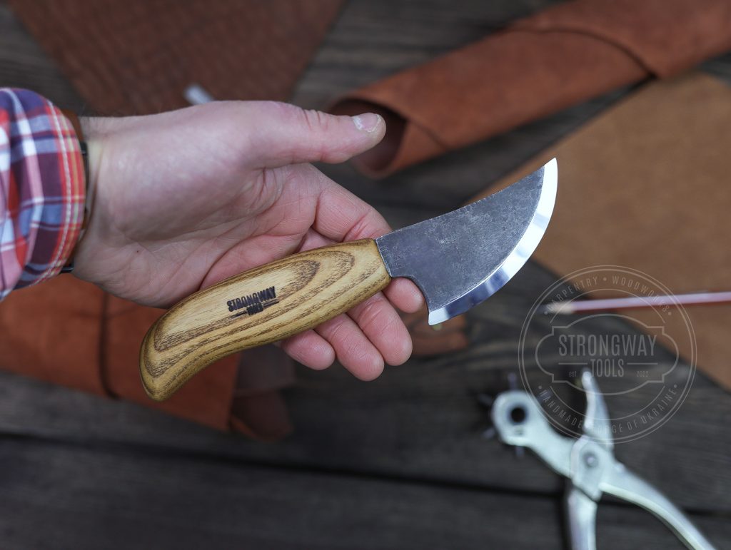 Leather knife