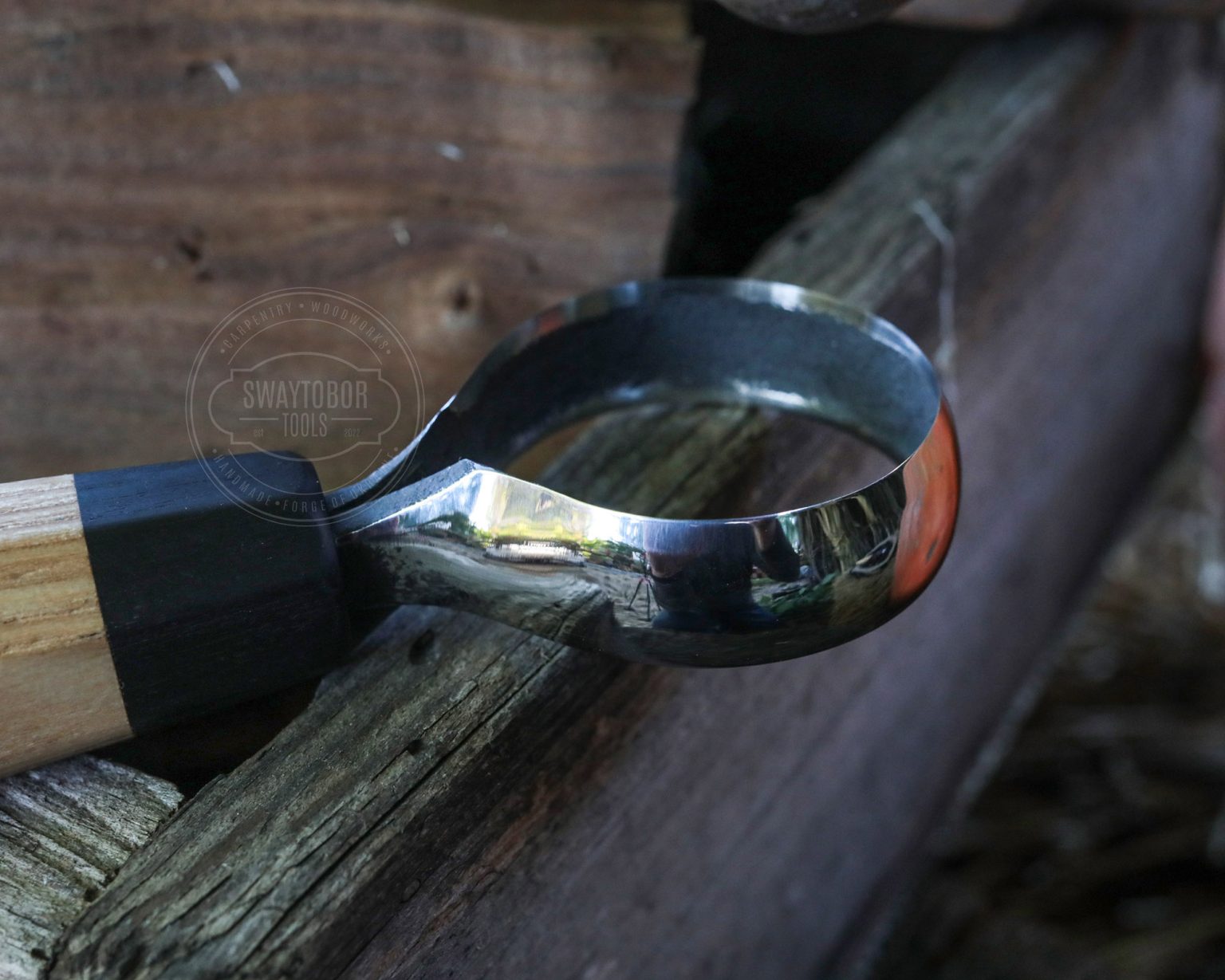 Hand Forged Wood Carving Small Circle Scorp Knife