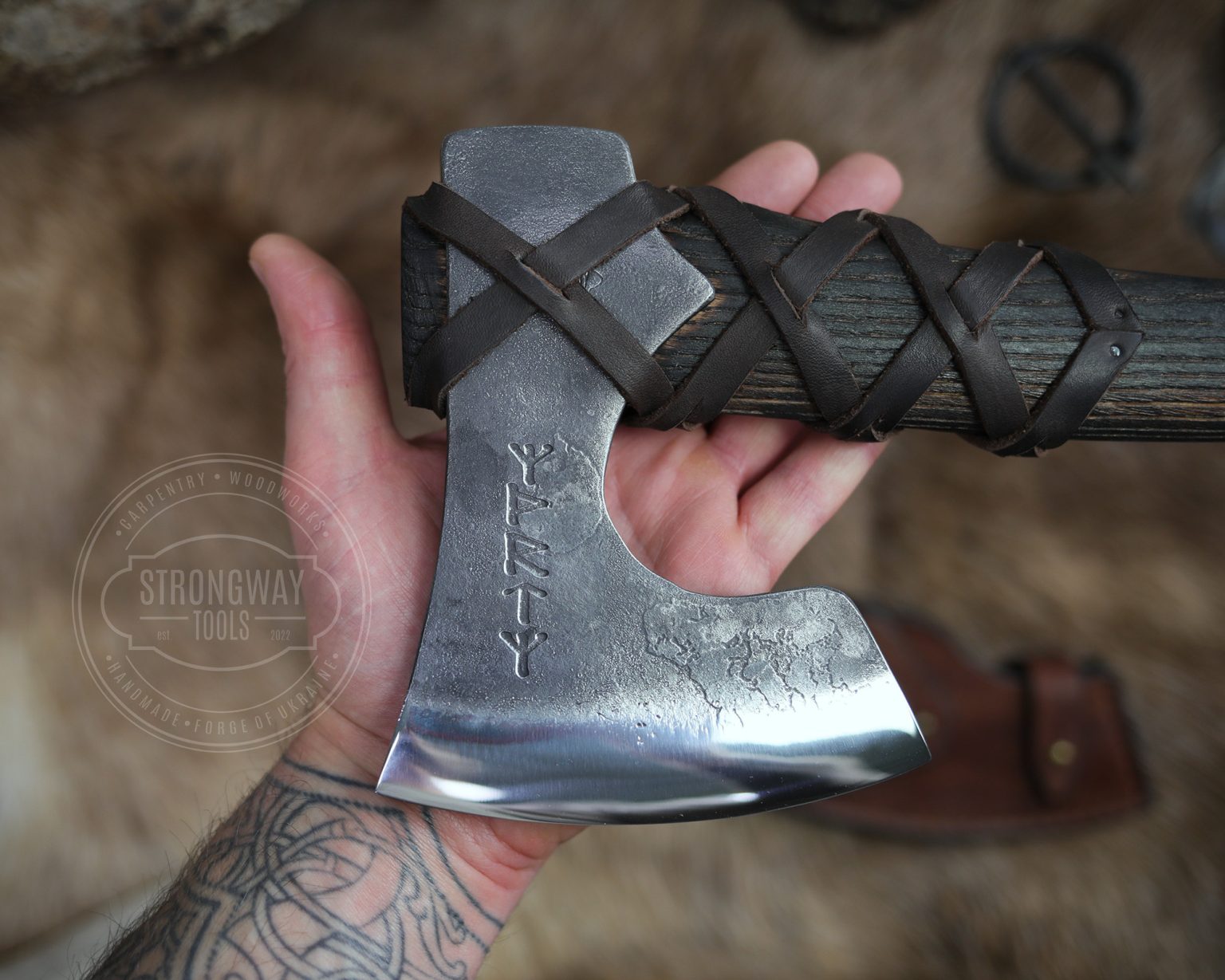Hand Forged Medium Scandinavian axe