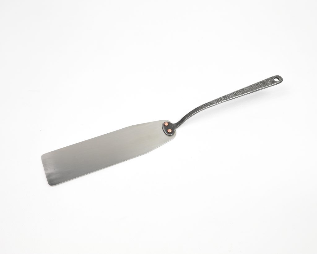 Long Frying Stainless Shovel with metal handle