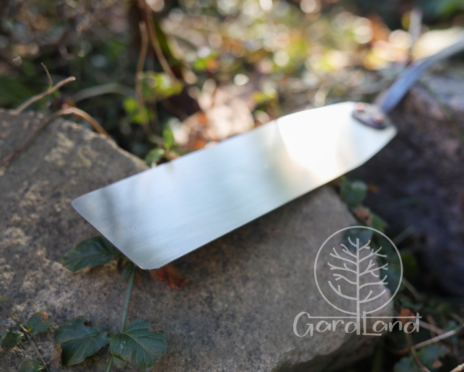 Long Frying Stainless Shovel with metal handle