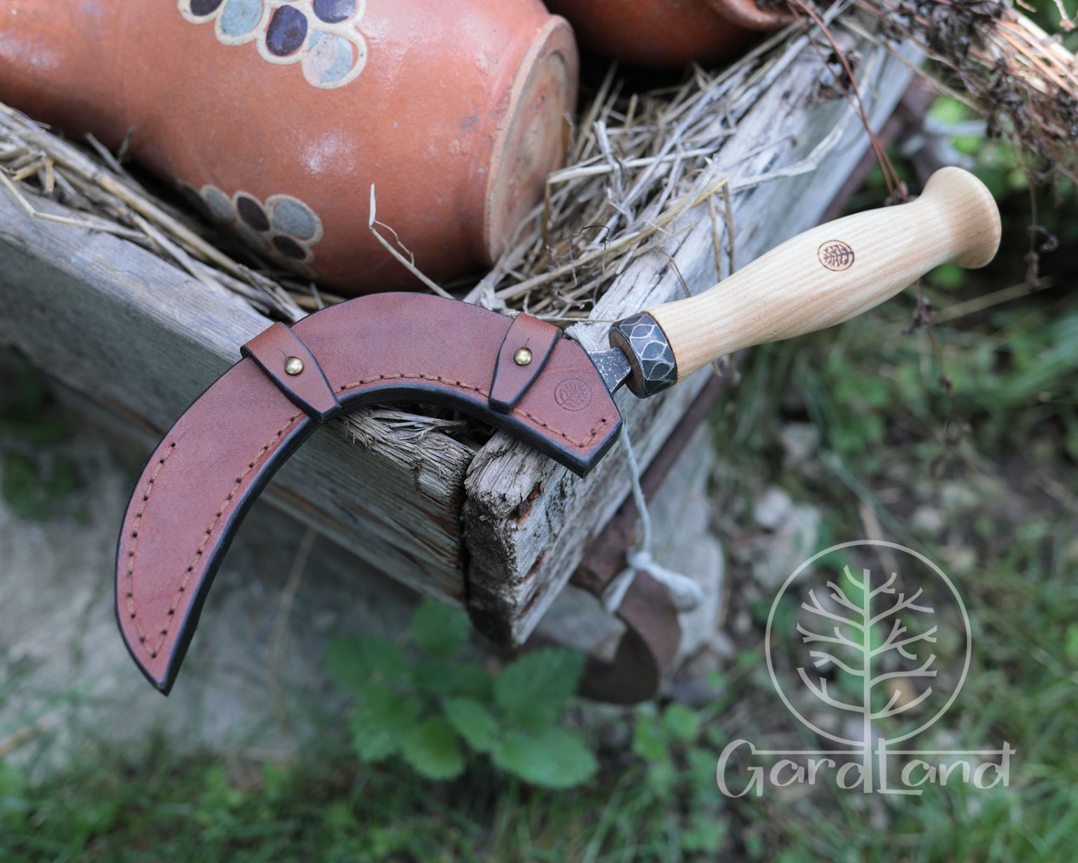 Handcrafted Garden Sickle
