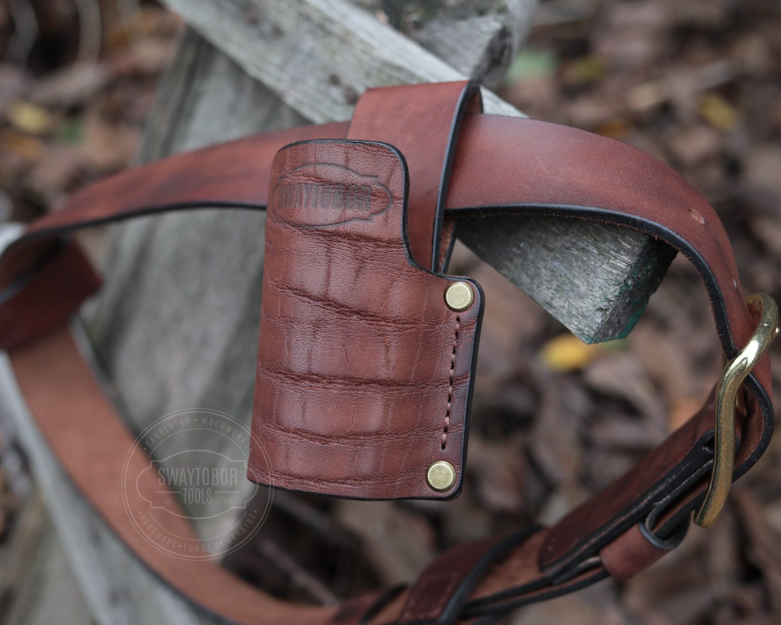 Hand Crafted Axe Belt Loops Holster