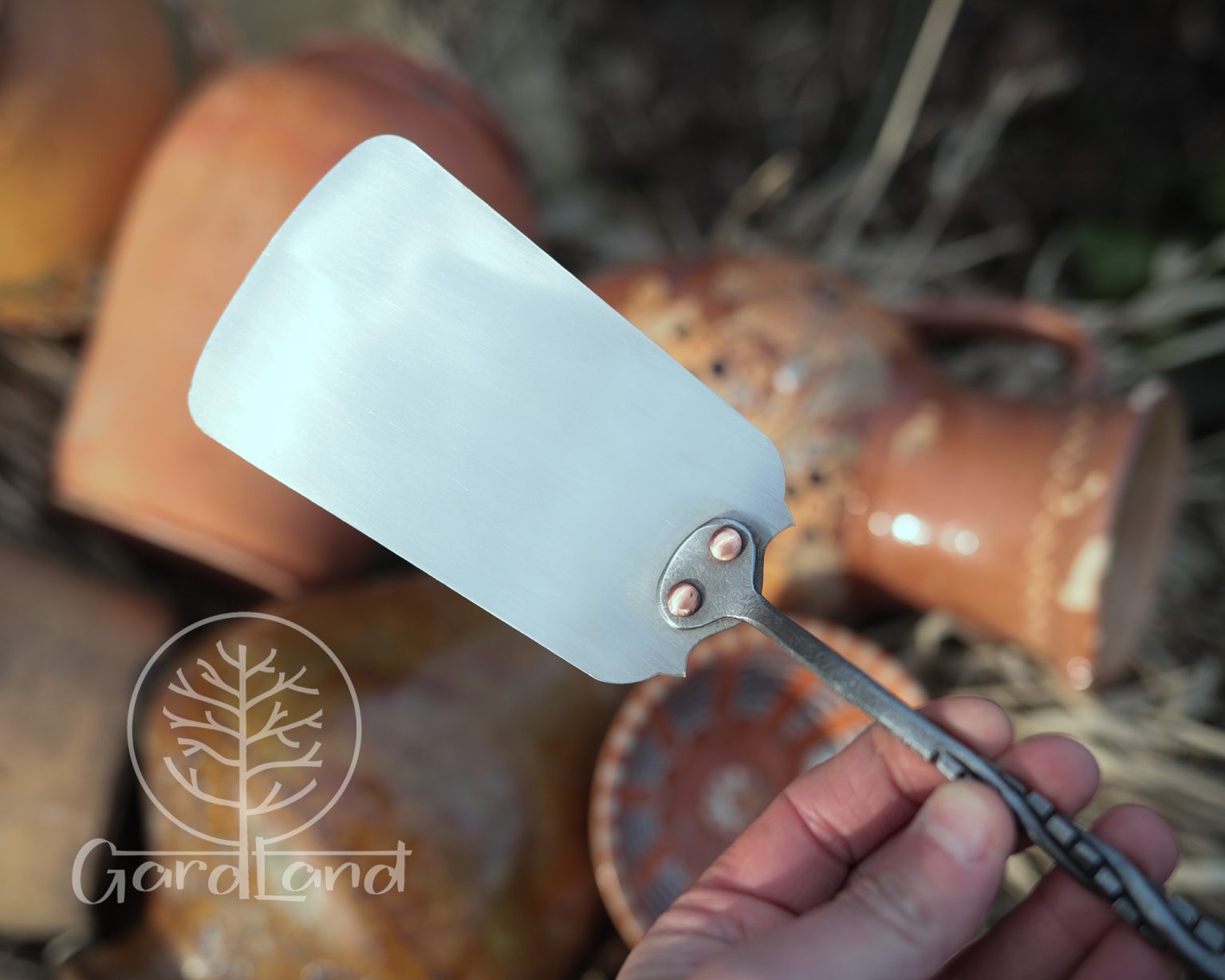 Angled Frying Stainless Shovel