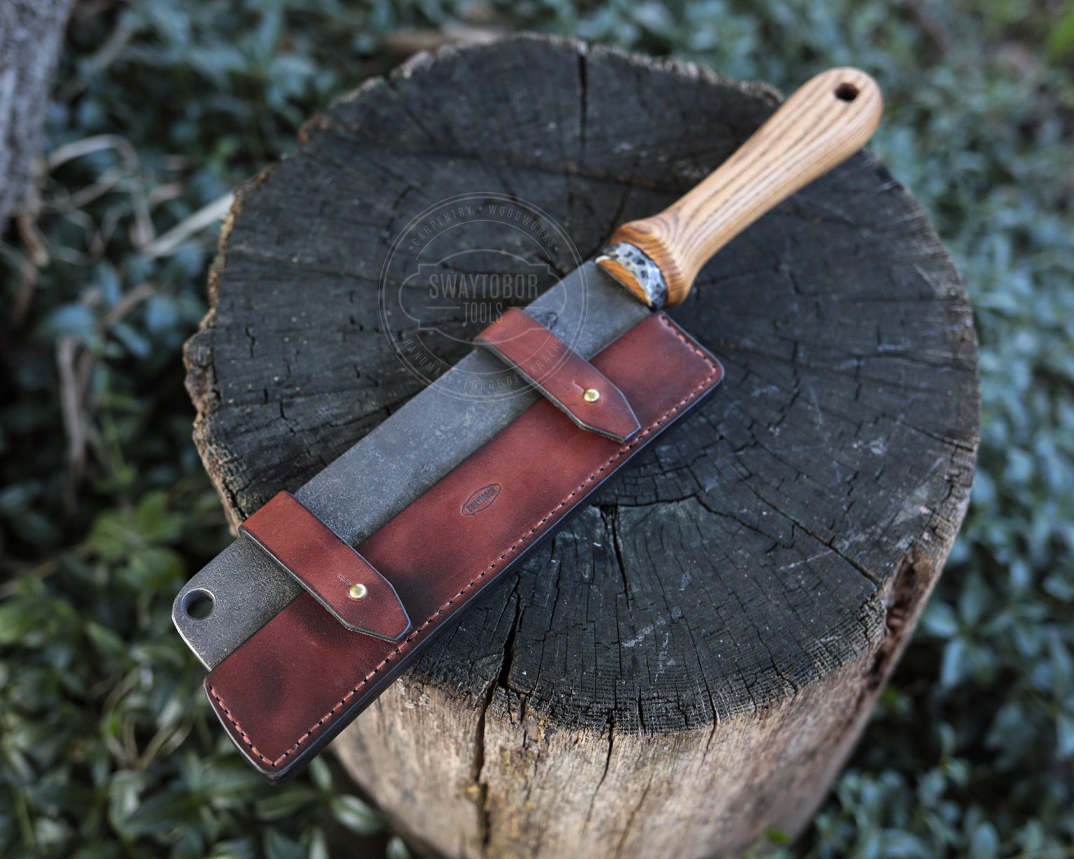 Compact Firewood Log Splitter Knife Hand Crafted