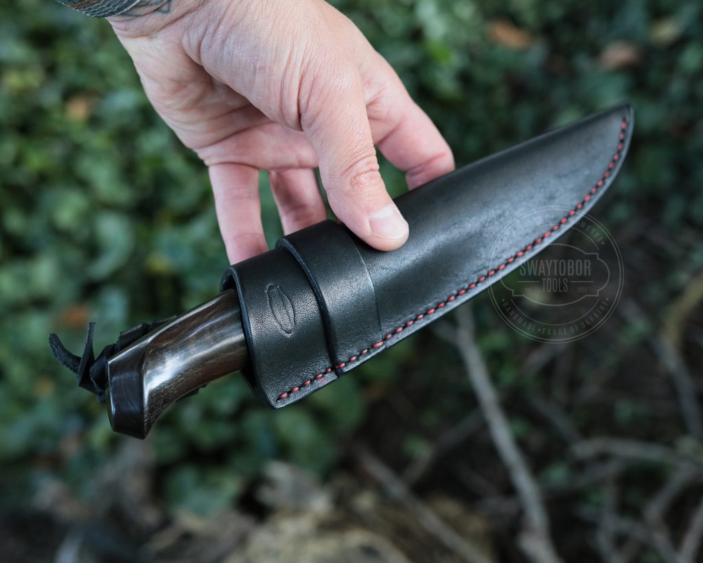 Damascus Steel Bushcraft Knife | Fixed Blade | Camping Knife with ...
